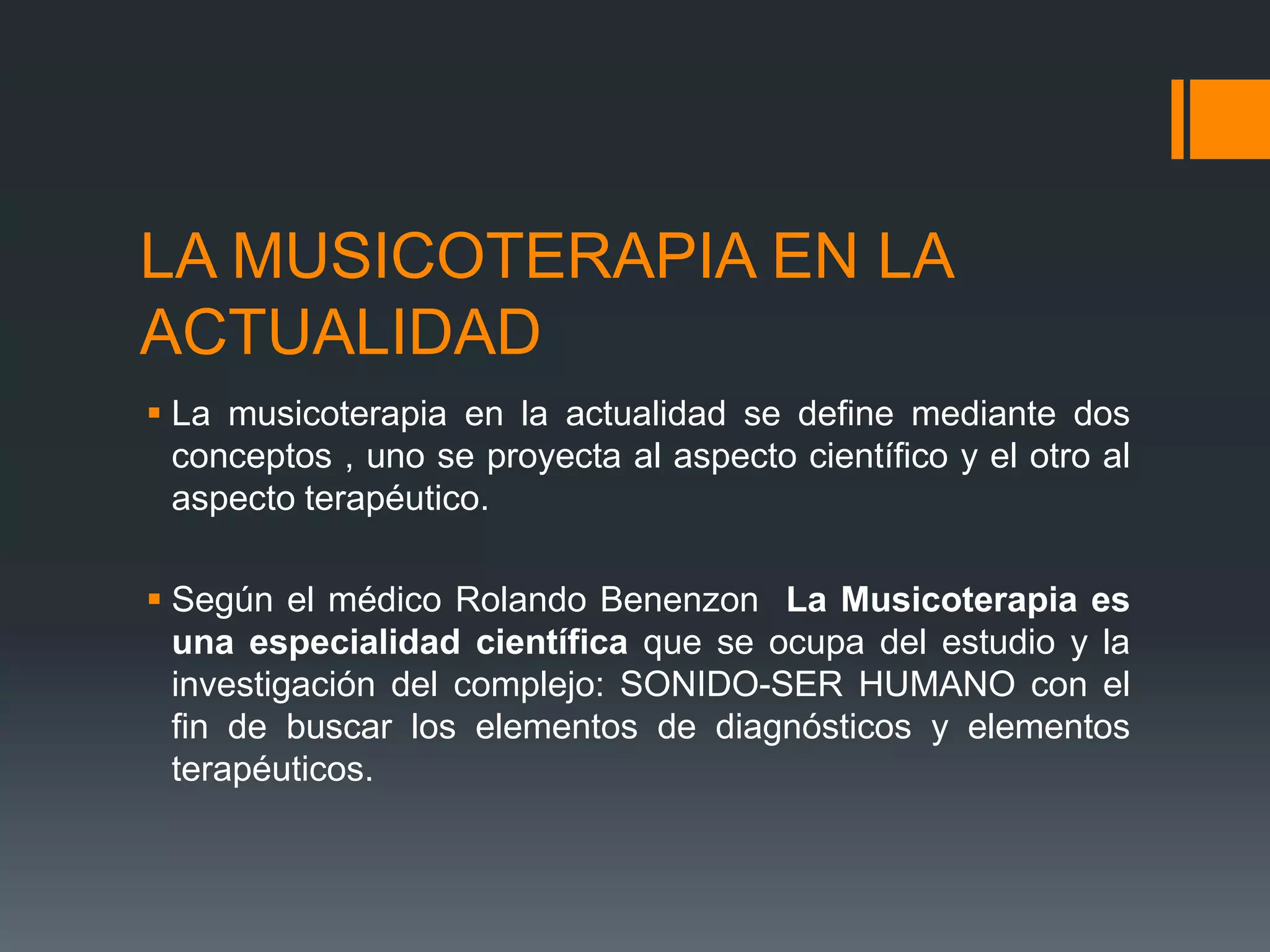 La musicoterapia en la salud - Alberto Quispe | PPT