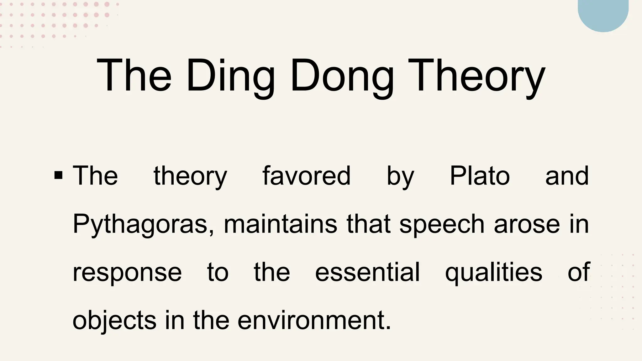Accounts on the Origin of language and Theories | PPTX