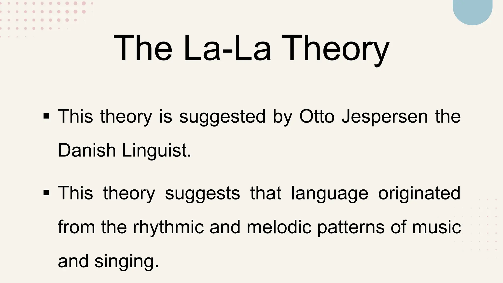 Accounts on the Origin of language and Theories | PPTX