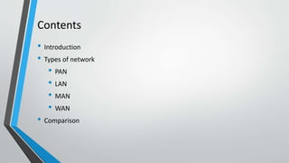 Types of Computer Network | PPTX