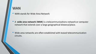 Types of Computer Network | PPTX