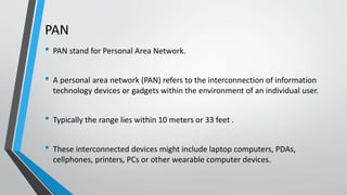 Types of Computer Network | PPTX