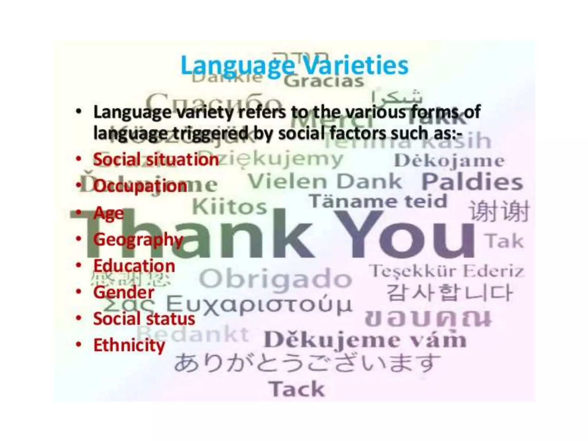 Language variation | PPTX