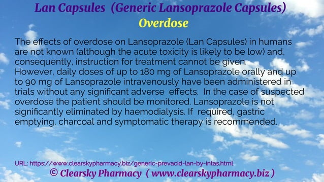 Lan Capsules (Generic Lansoprazole Capsules) | PPT