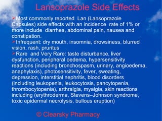 Lan (Lansoprazole Capsules) | ODP | Digestive Disorders | Diseases and ...