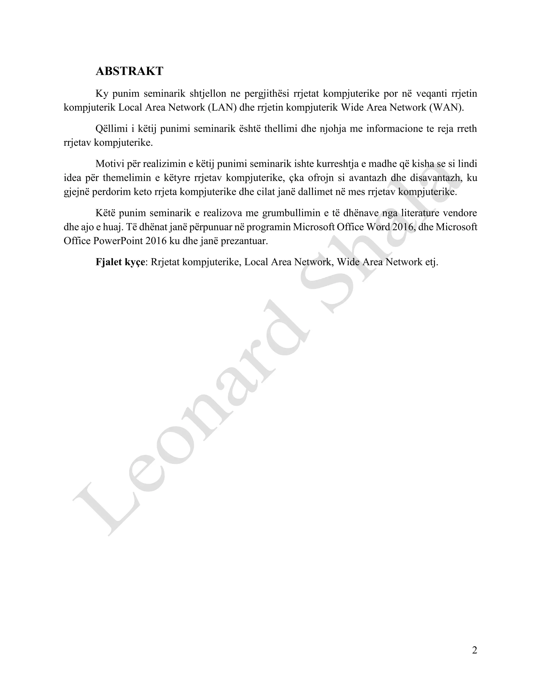 Rrjetat kompjuterike | DOCX