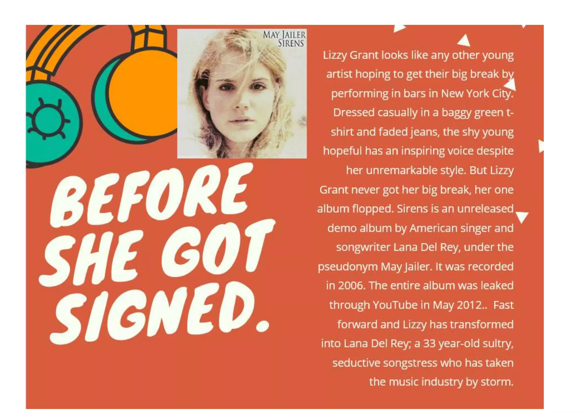 Lana Del Rey analysis | DOCX | Contemporary Hits/Pop/Top 40 | Music