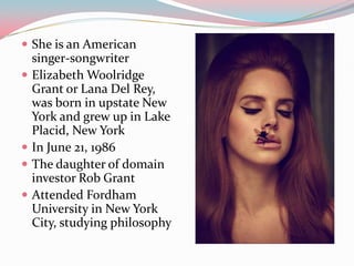 Lana Del Rey | PPTX