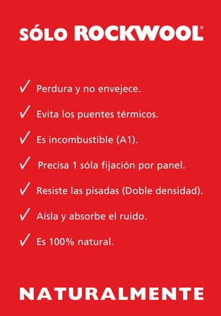 Lana de roca alta densidad | PDF