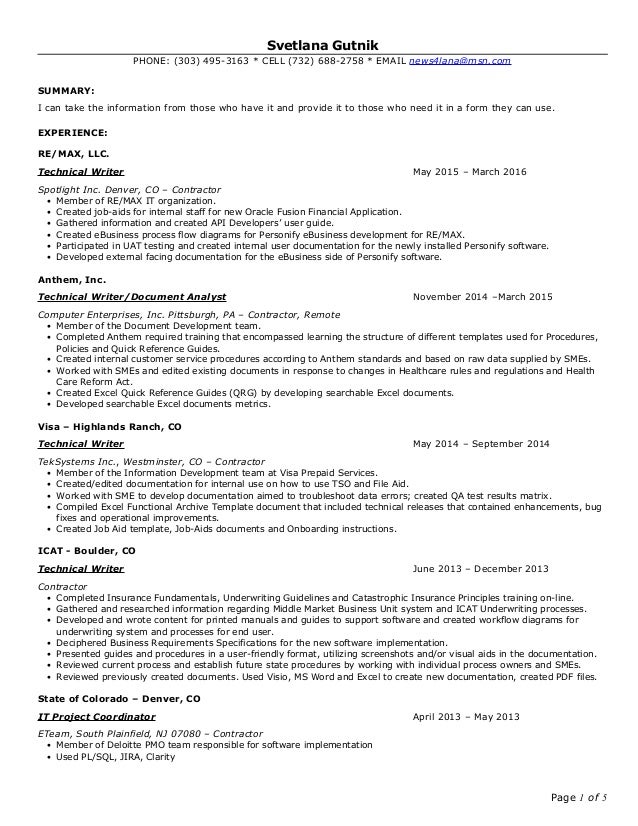 Lana gutnik resume new