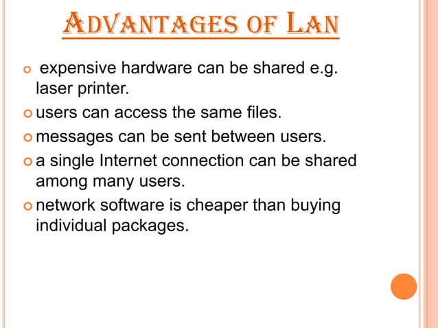 Lan and wan | PPTX | Computer Networking | Computing