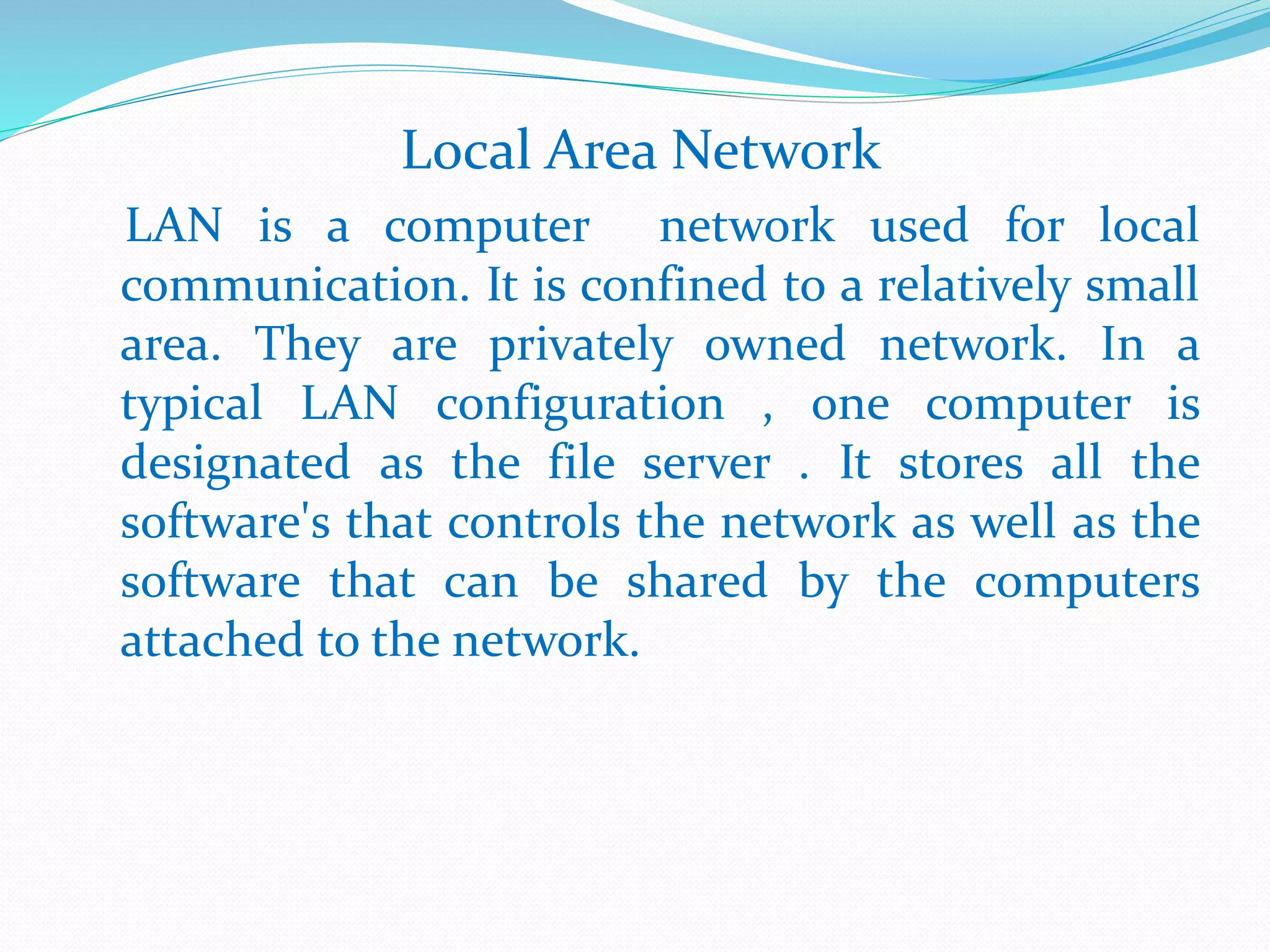 Lan and wan | PPT