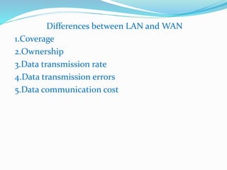 Lan and wan | PPT