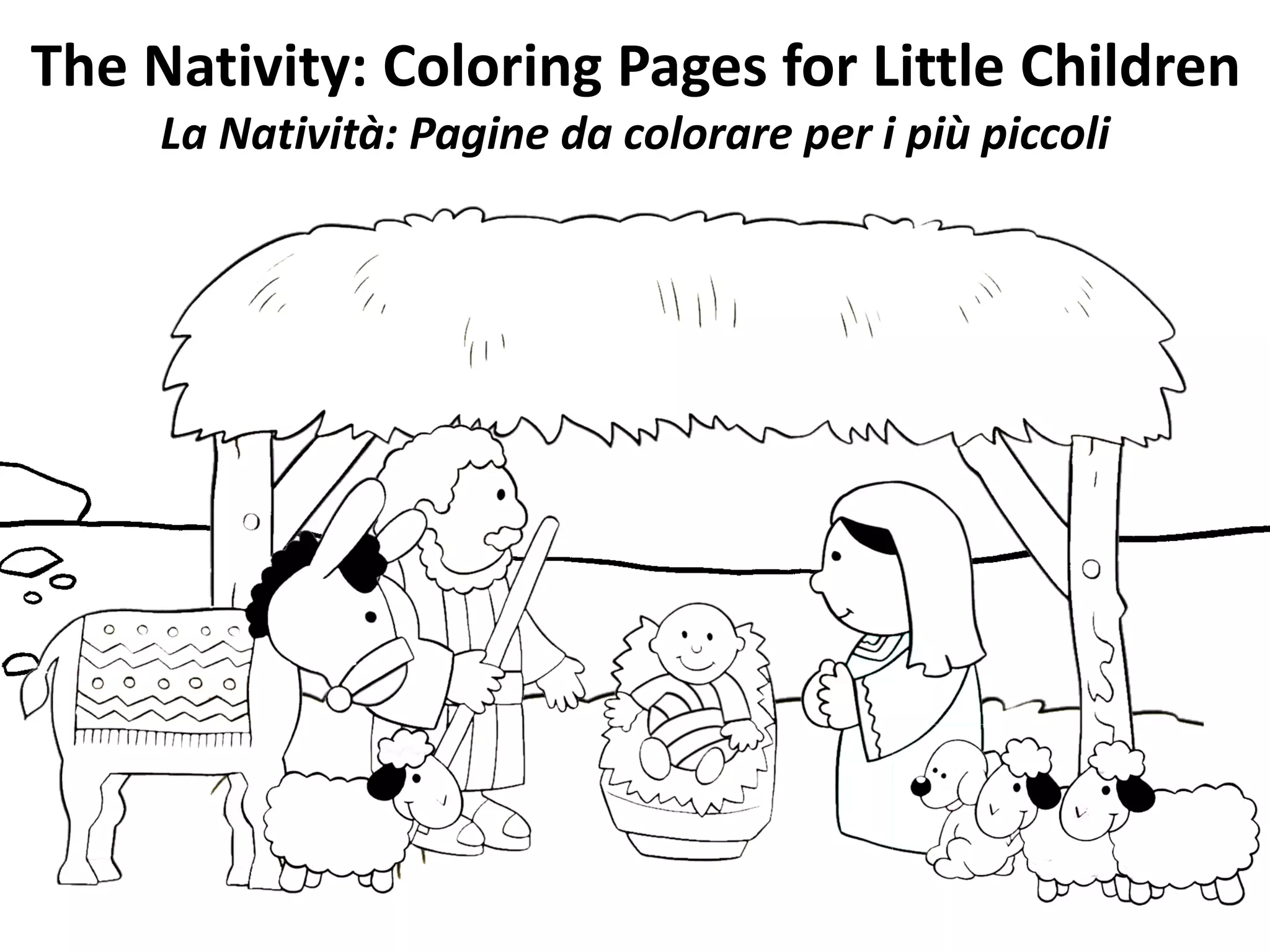 La Natività: Pagine da colorare per i più piccoli.pdf