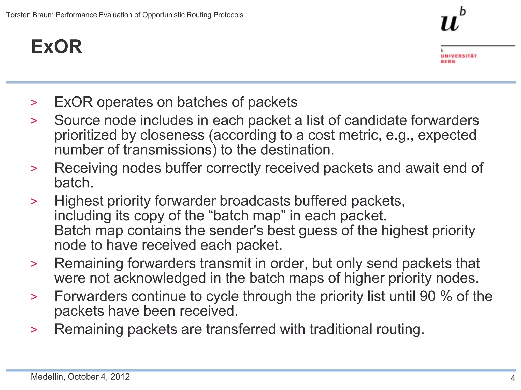 Performance Evaluation Of Opportunistic Routing Protocols A Framework Based Approach Using