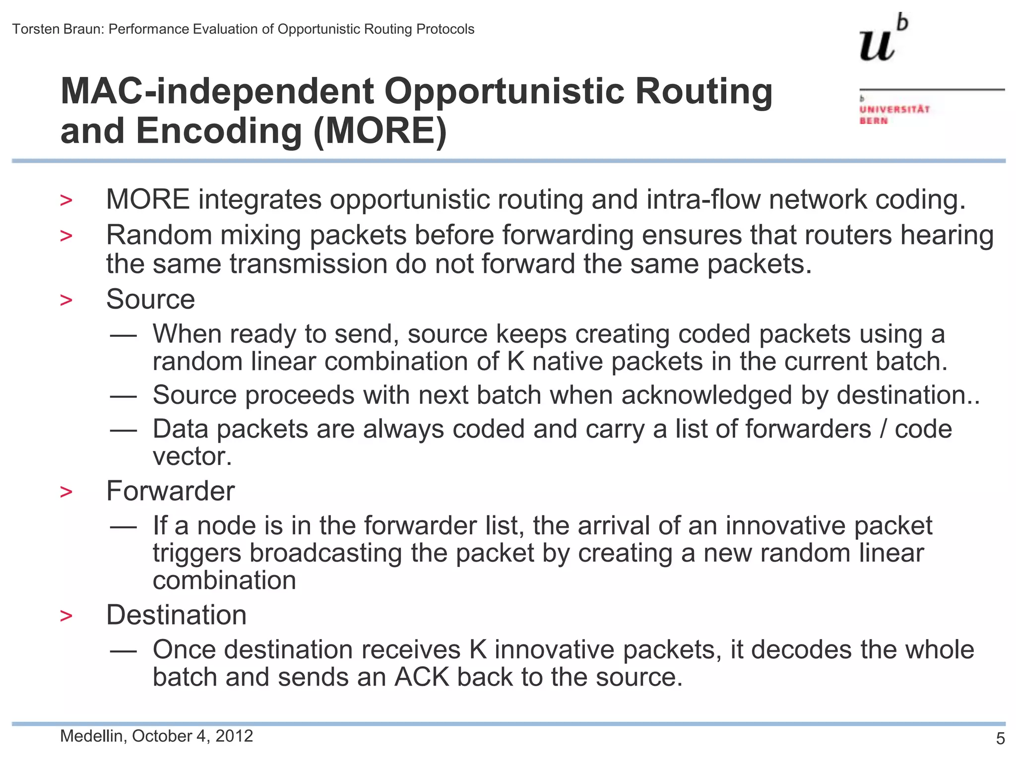 Performance Evaluation Of Opportunistic Routing Protocols A Framework Based Approach Using