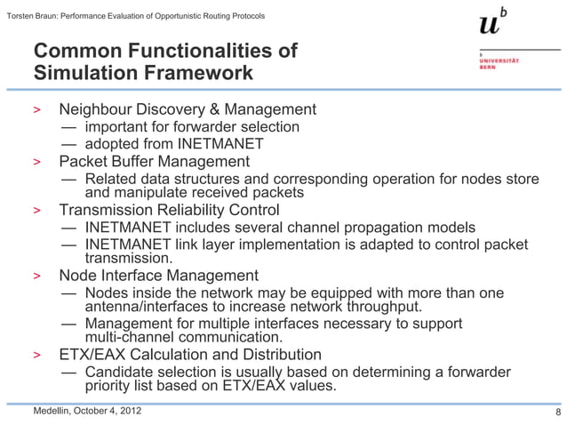 Performance Evaluation Of Opportunistic Routing Protocols A Framework Based Approach Using