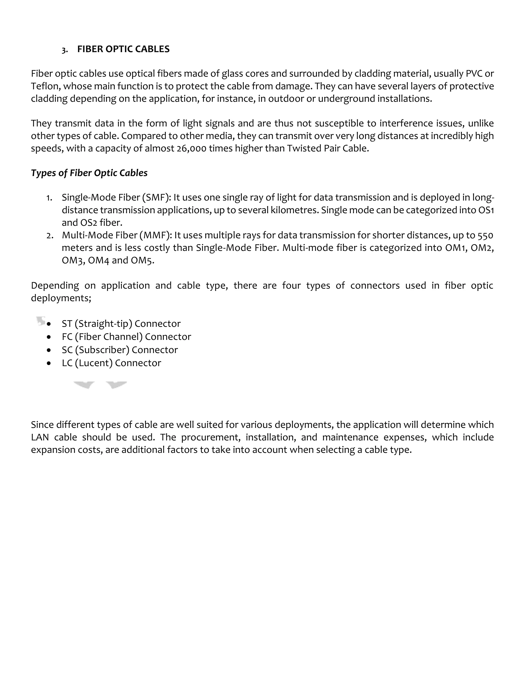 LAN CABLES - A comparative understanding of types of Cable for Local ...