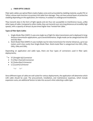 LAN CABLES - A comparative understanding of types of Cable for Local ...