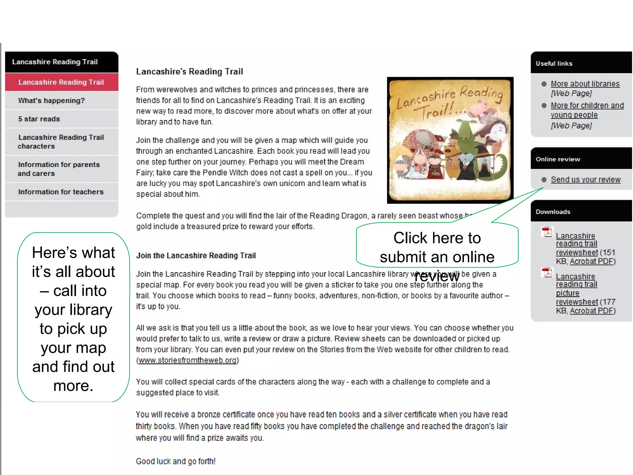 Reading Families - Lancashire reading trail – how to get started | PPT