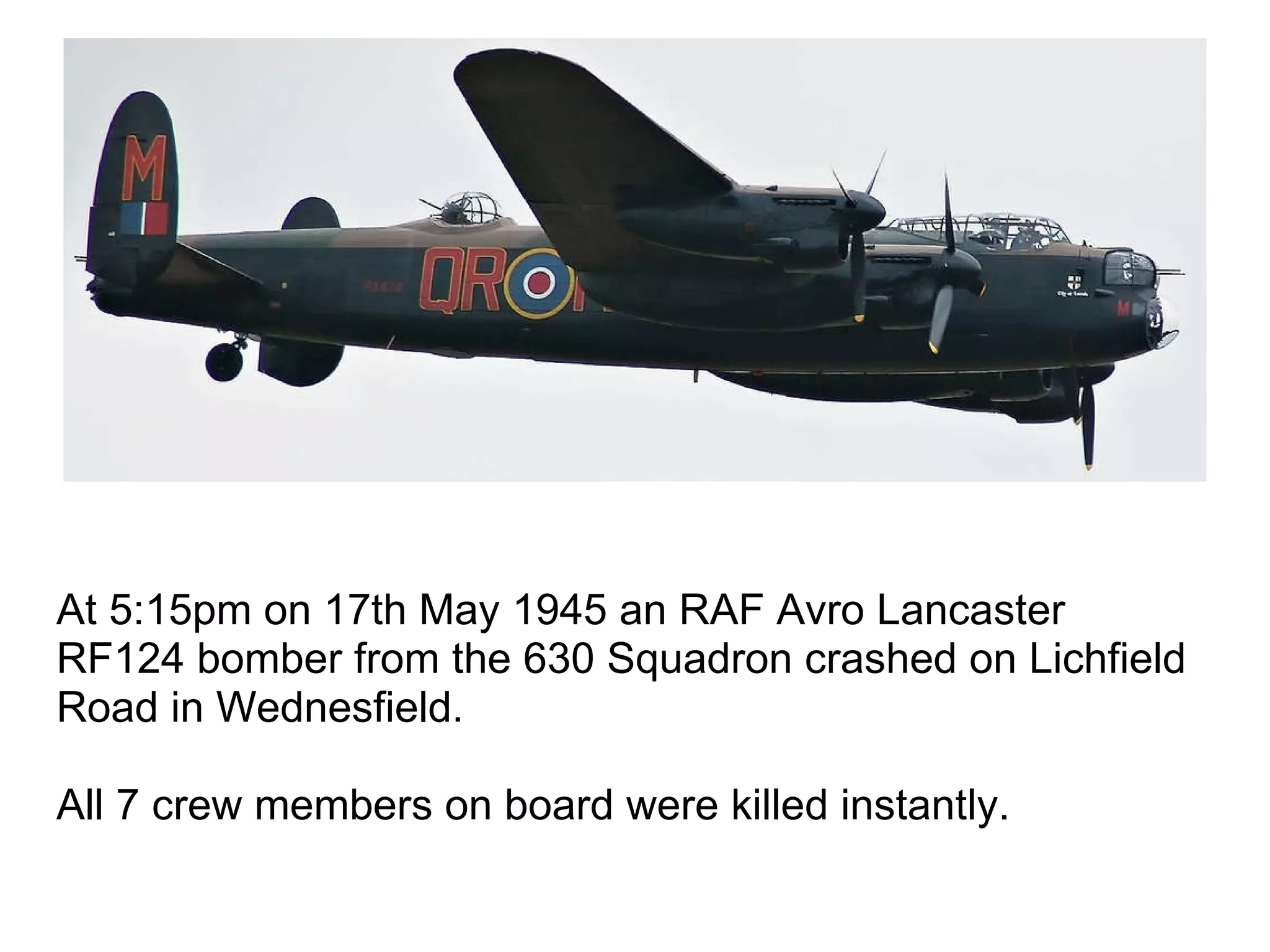 Lancaster bomber rf124_crash | PPT
