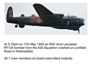 Lancaster bomber rf124_crash | PPT