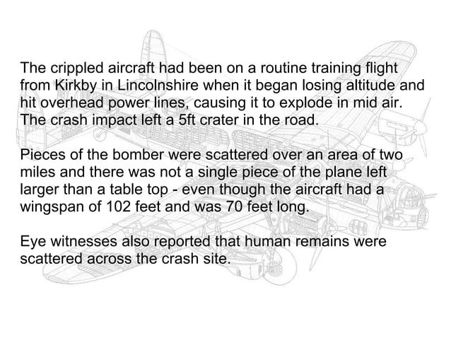 Lancaster bomber rf124_crash | PPT | Air Travel | Travel Type