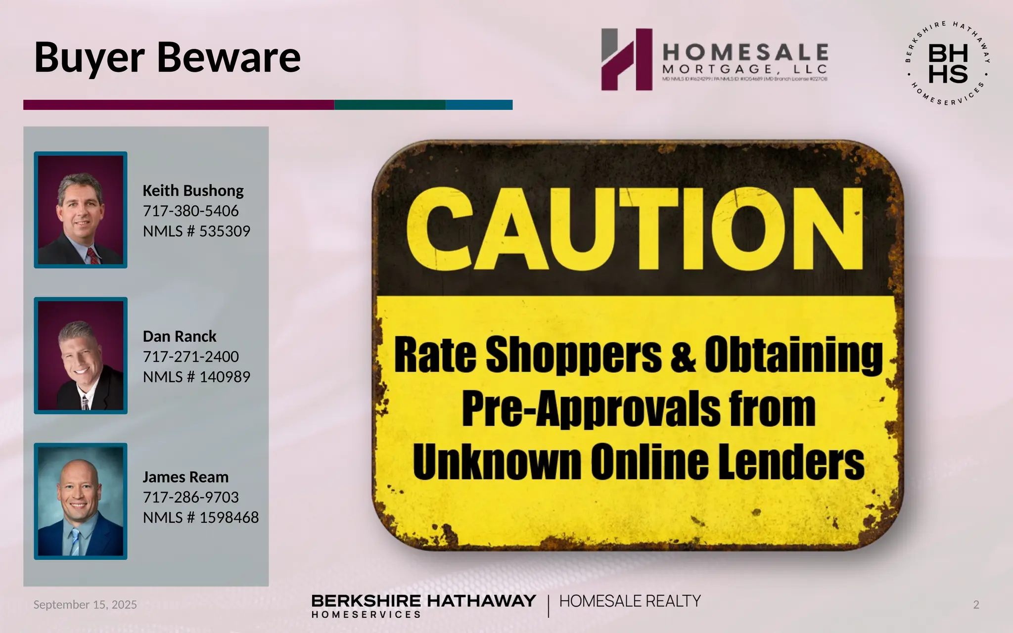 STOP Selling Real Estate - September 2025 | PPTX