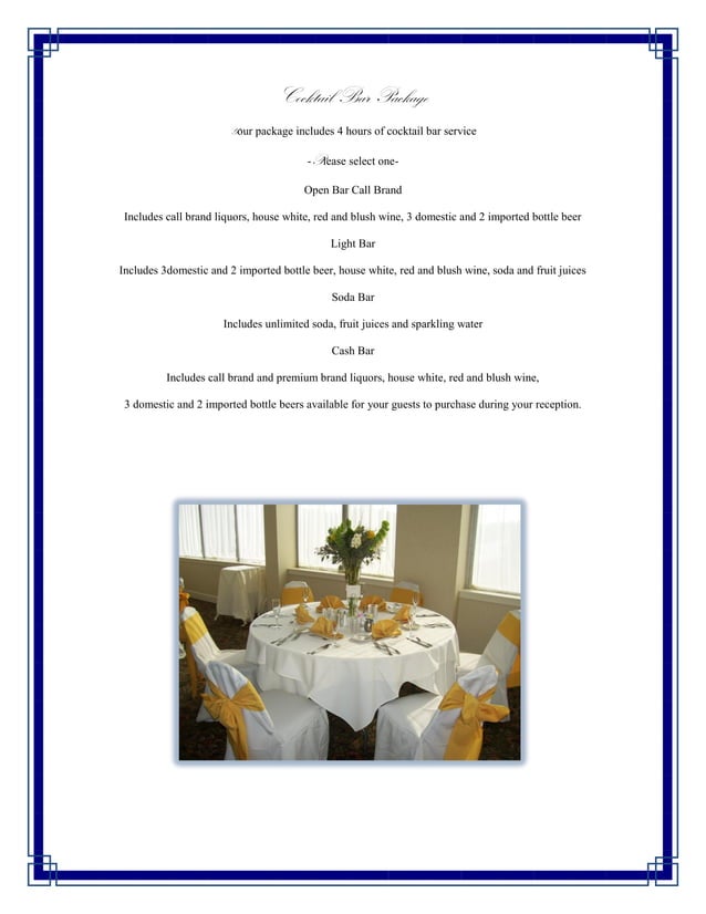 Lancaster Host Wedding Menus | PDF | Desserts and Baking | Food & Drink
