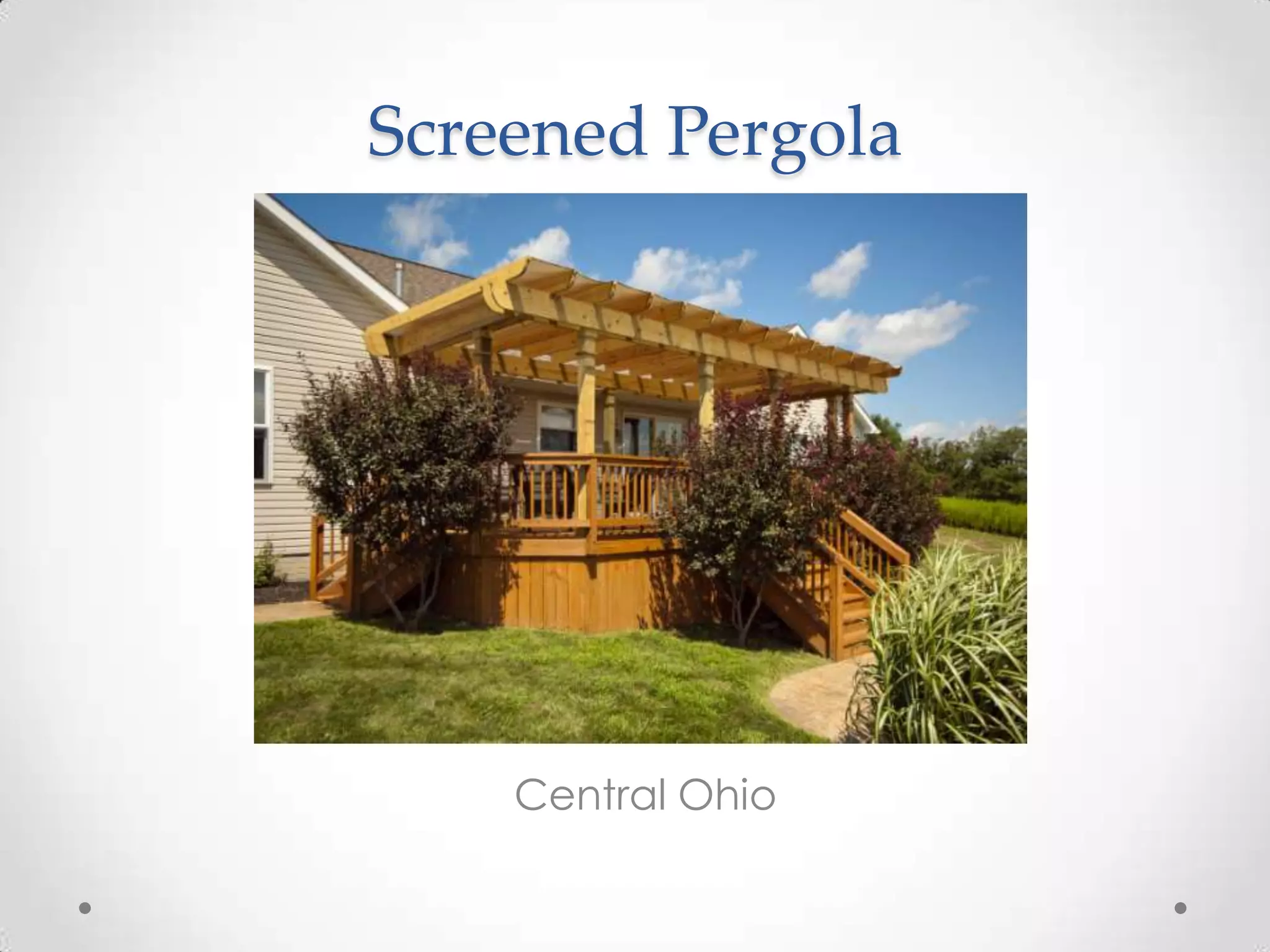 Lancaster screened pergola | PPTX
