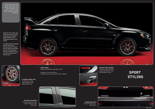 Lancer Evolution Accessory Portfolio | PDF