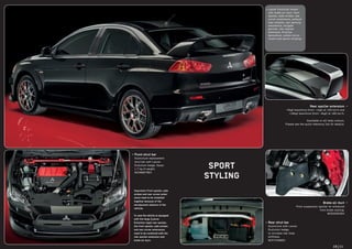 Lancer Evolution Accessory Portfolio | PDF