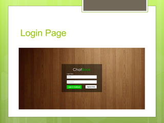 Lan chatting and file transfer Project on PHP | PPT