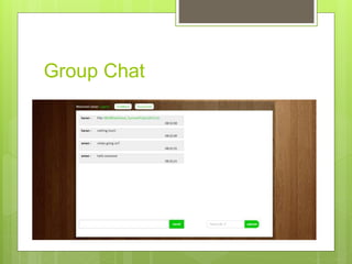 Lan chatting and file transfer Project on PHP | PPT