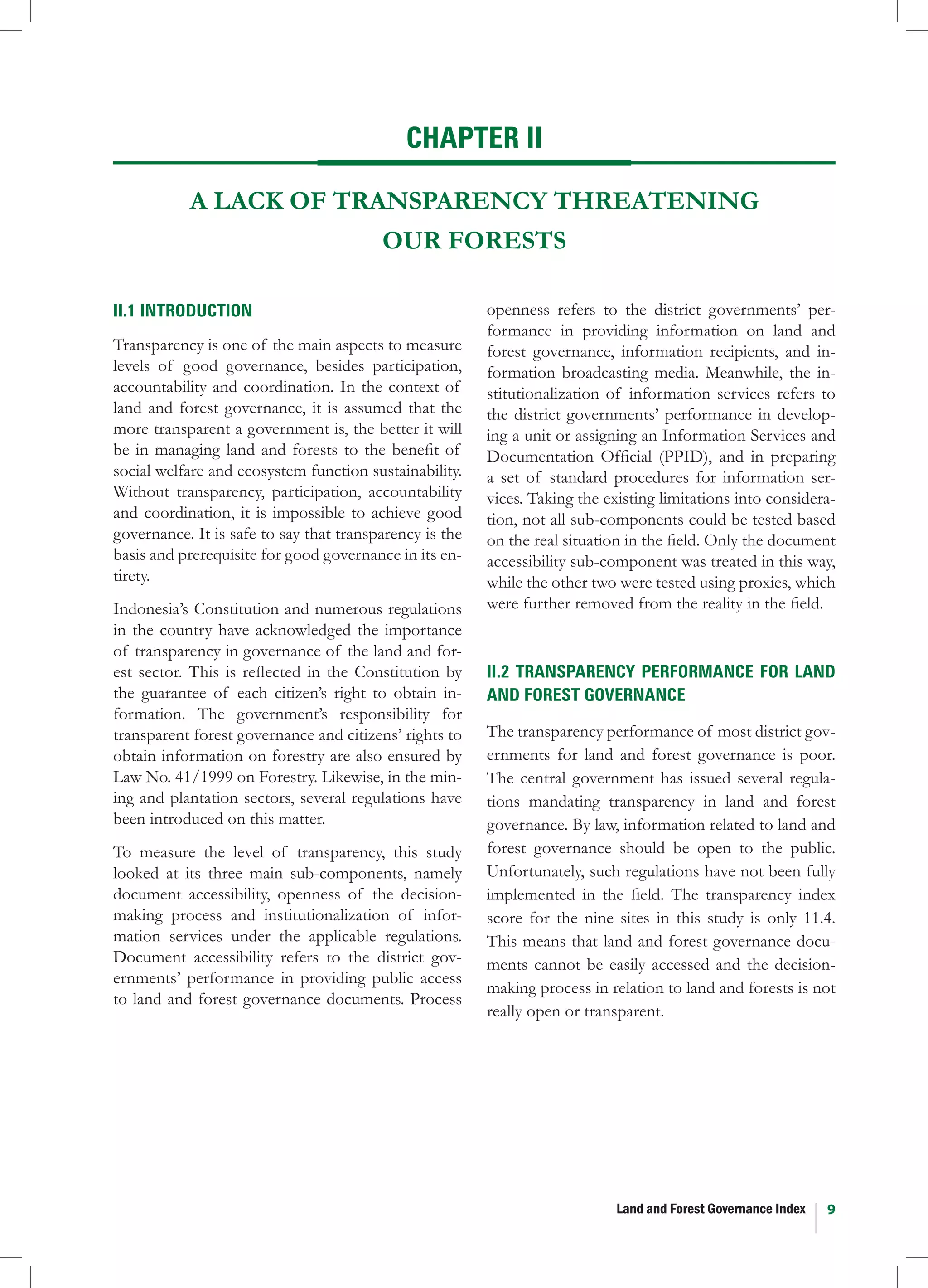 Land and-forest-governance-index-icel-english | PDF