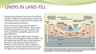 Land fills and leachate treatment | PPTX