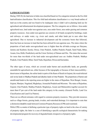 Land reform and housing in India Report | PDF | Developmental Sites ...