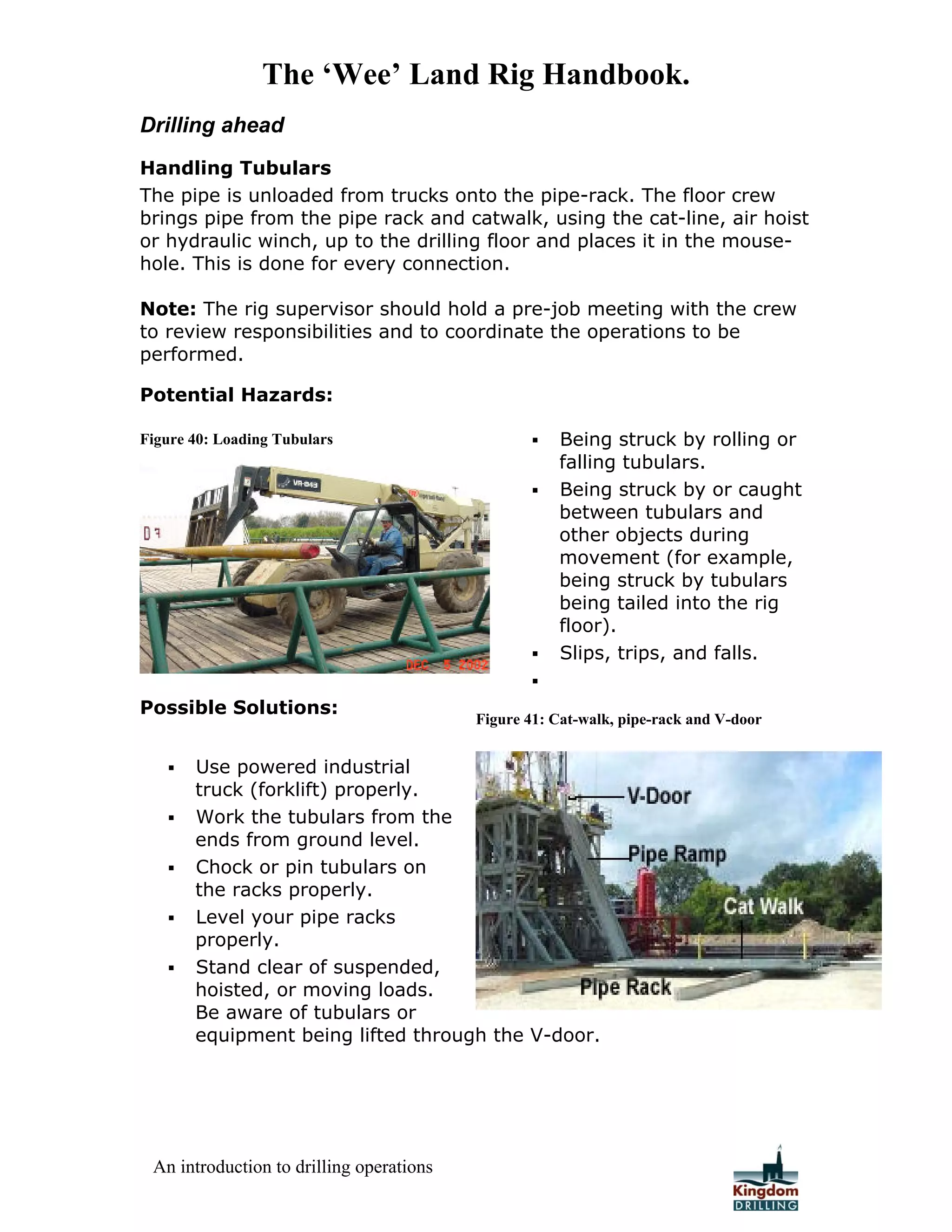 Land rig handbook | PDF