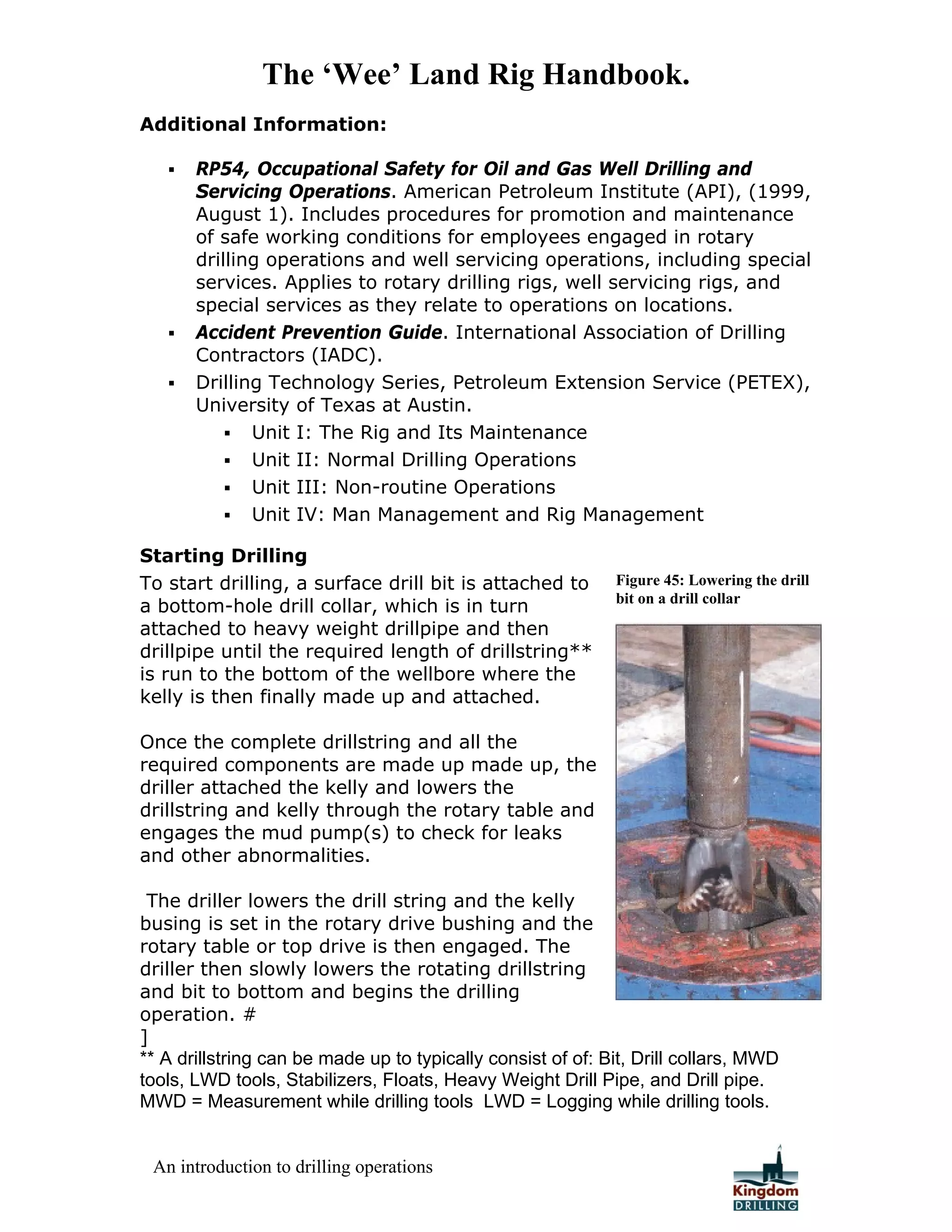 Land rig handbook | PDF