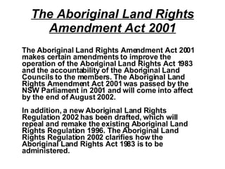 Land Rights Summary | PPT