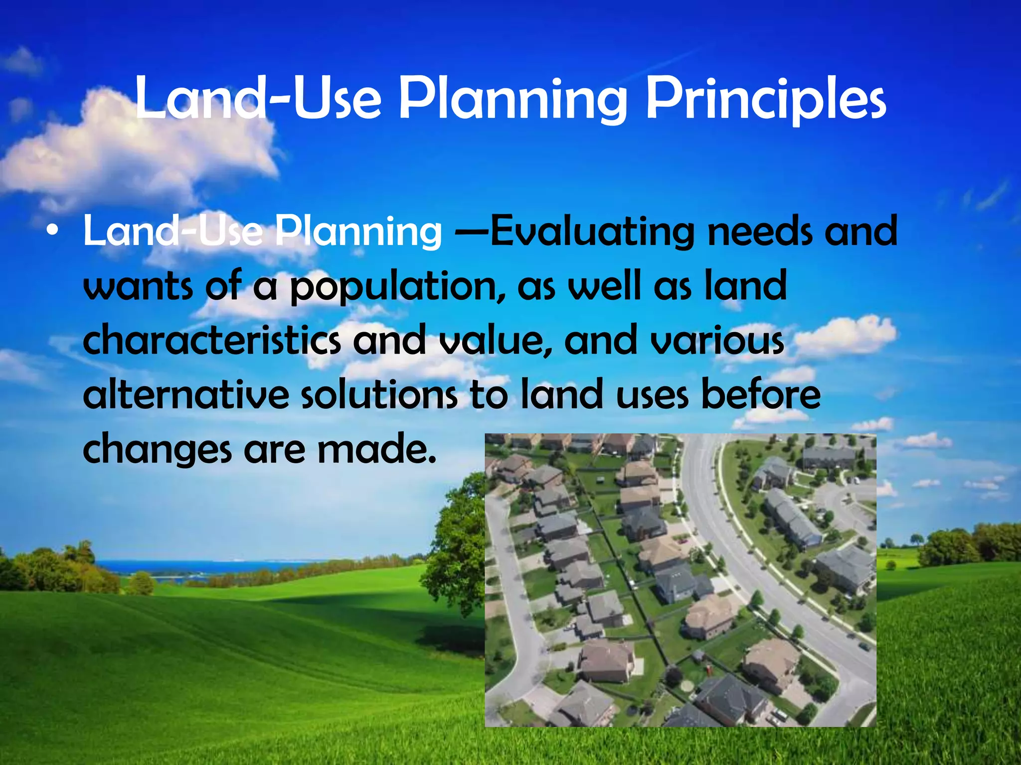 Land-Use Planning | PPTX