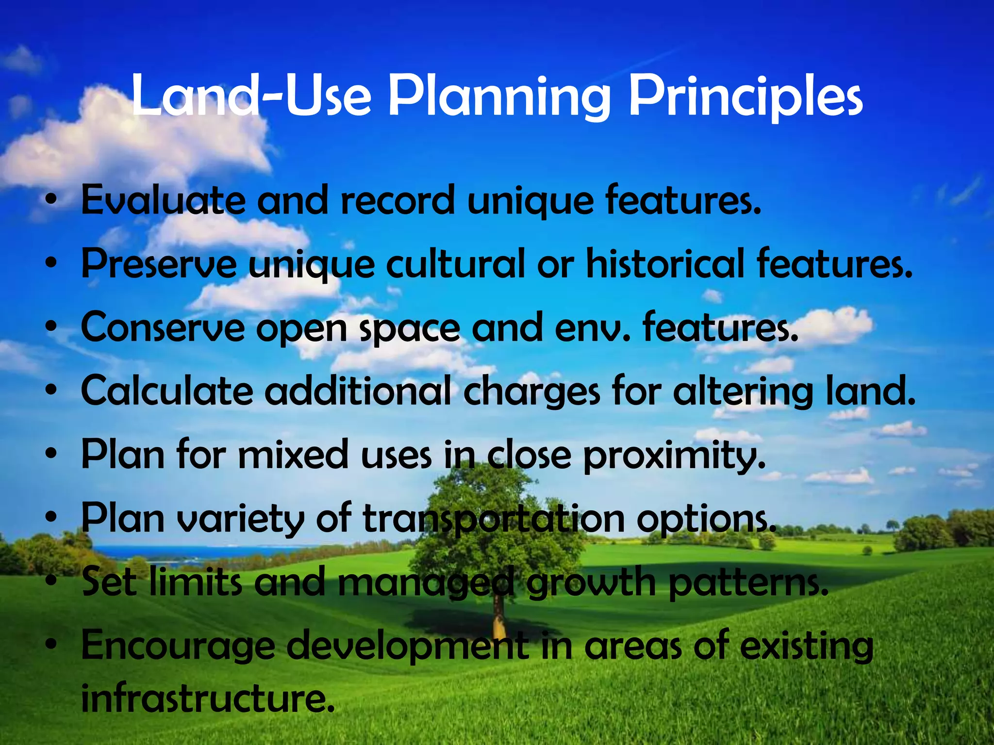 Land-Use Planning | PPTX