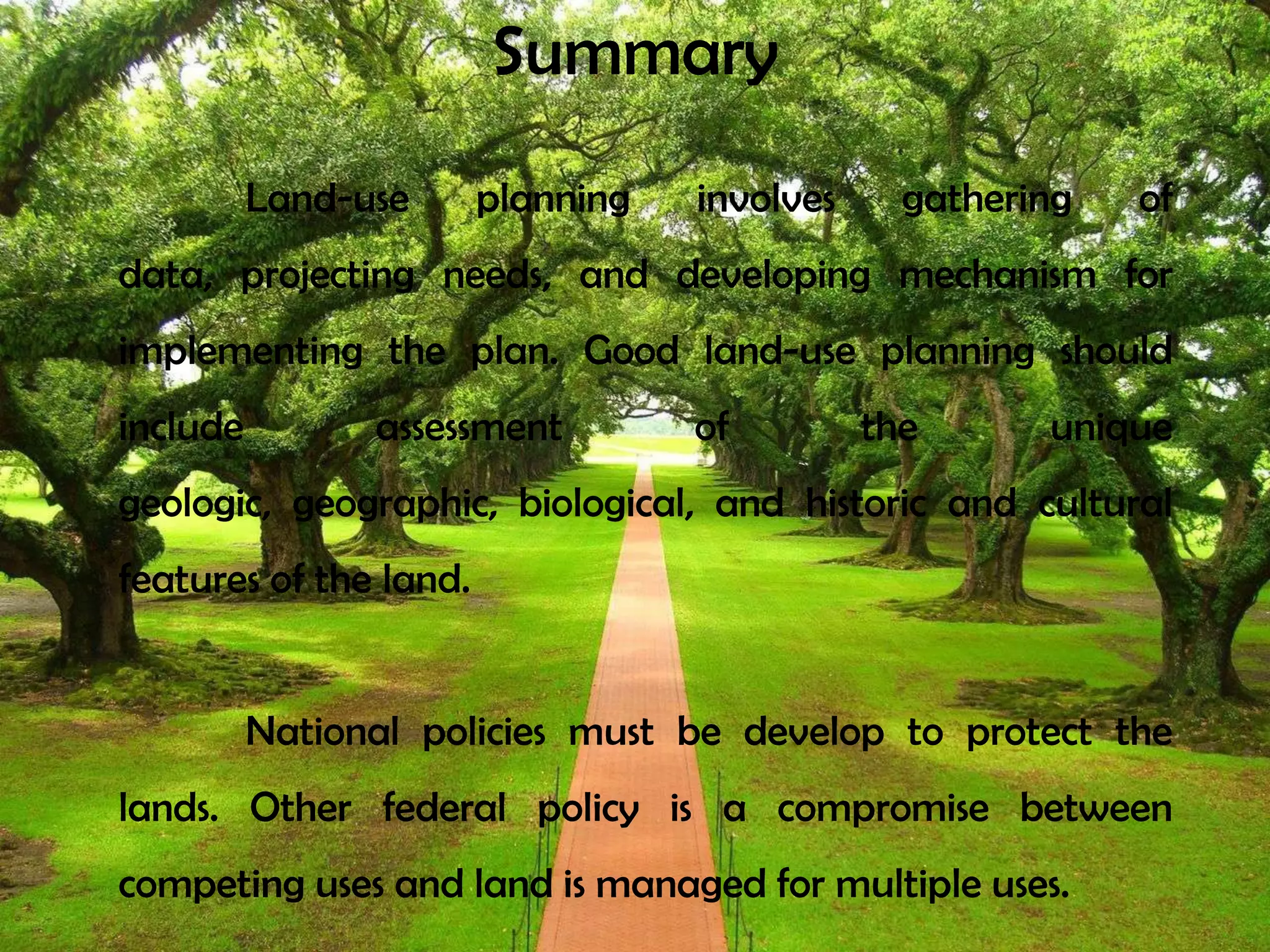 Land-Use Planning | PPTX