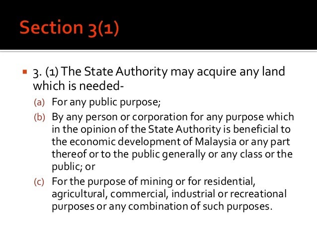 Land Acquisition Act