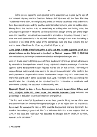 Land acquisition act Judgment | PDF