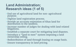 Top Ideas for Land administration | PPT