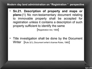Land administration part i | PPT