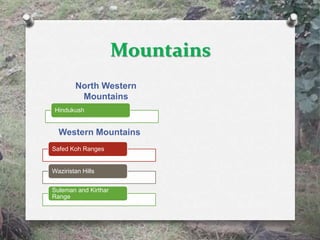 Land and physical features of pakistan | PPTX