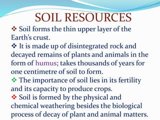Land and soil | PPTX