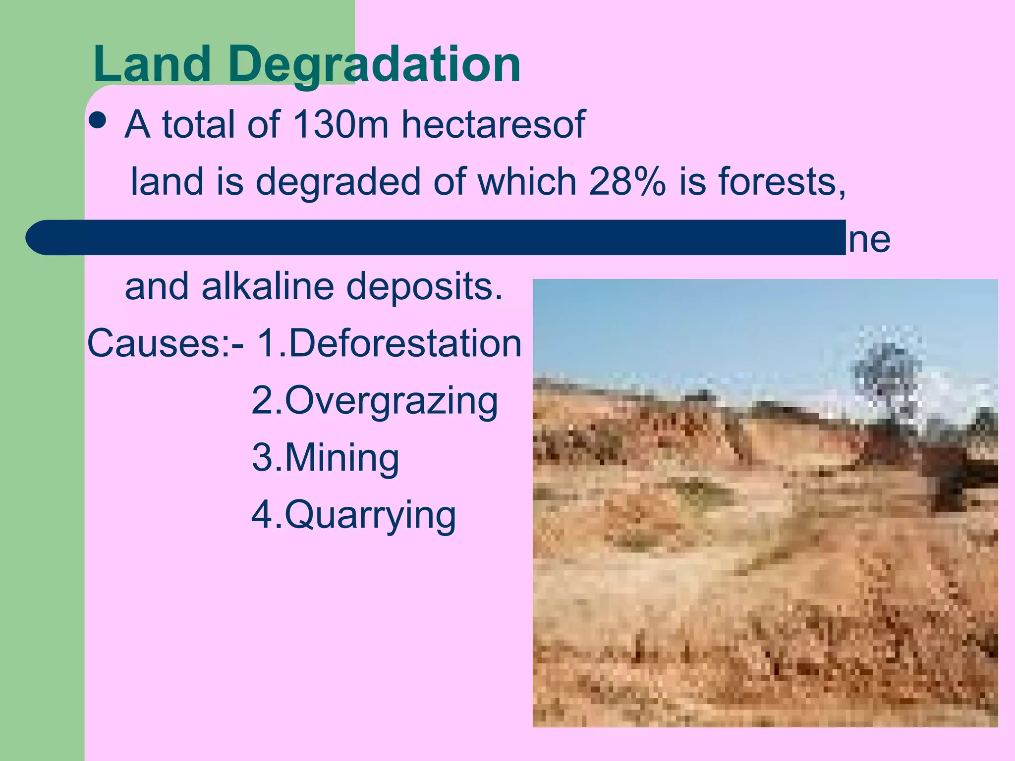 Land and soil resources | PPT
